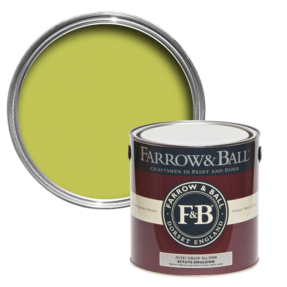 Farrow & Ball 2.5L Modern Emulsion Acid Drop No.9908-Painters Paradise