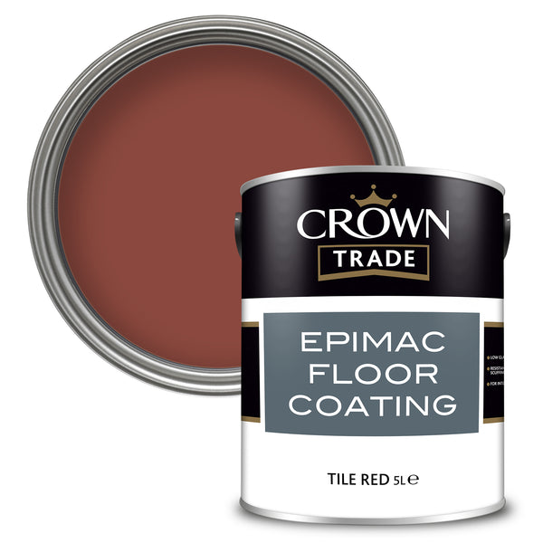 Crown Trade Epimac Floor Paint Coating - Tile Red | PaintersParadise ...