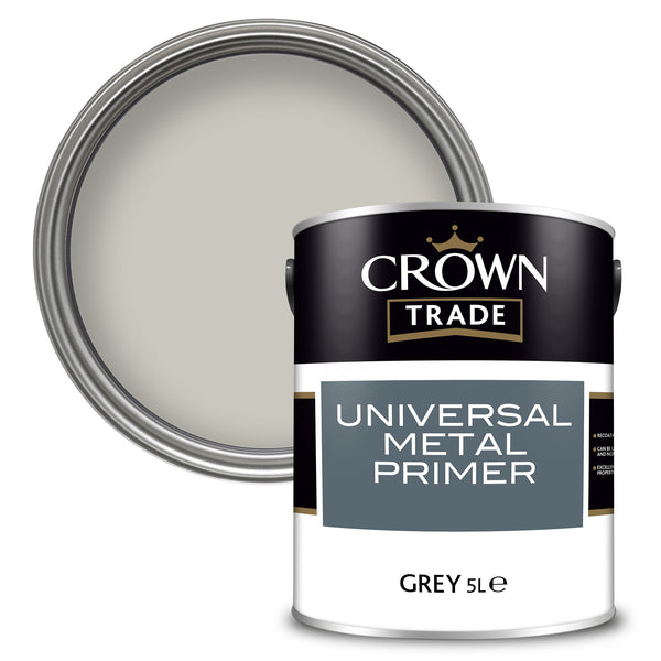 Crown Trade Universal Metal Primer Grey Oil Based | PaintersParadise ...