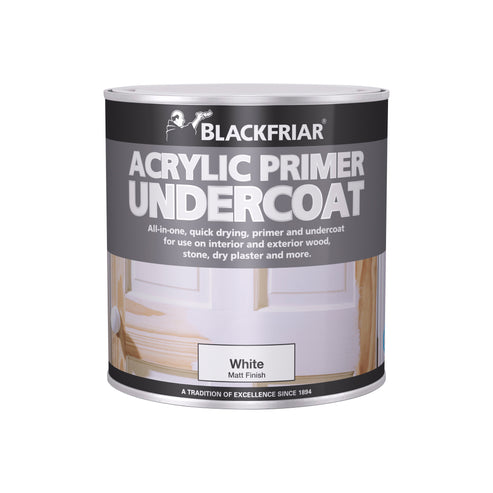 Blackfriar Acrylic Primer Undercoat White | PaintersParadise – Painters ...