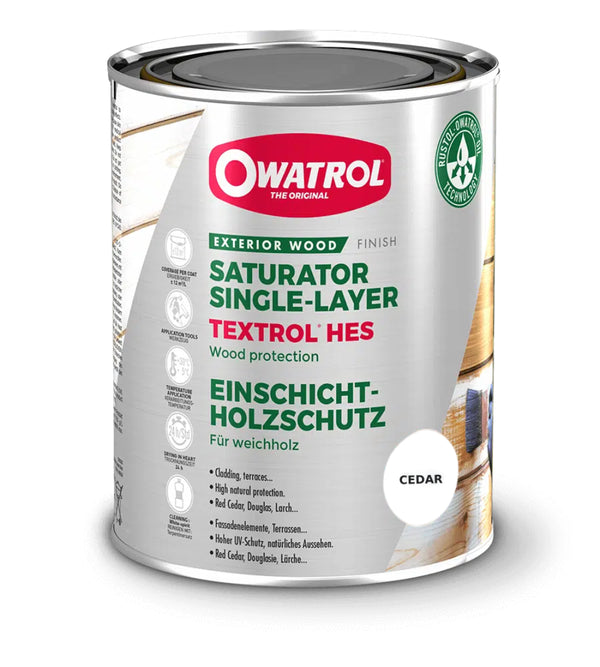 Owatrol Textrol HES Single-Coat Saturating Oil Finish with Enhanced UV ...